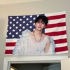 Skz Lee Know Meme America Flag, Stray Kids Lee Know Kpop Flag, Skz ...