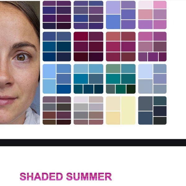 Dark Winter Color Palette. 16-seasons. Guide for Shaded Winter, Deep ...