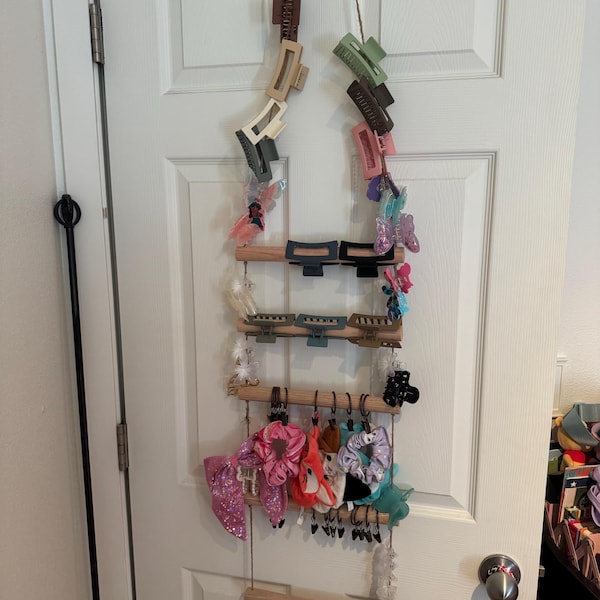 Hair Accessory Holder - Storage Solution for Vanity, Bathroom, Bedroom ...