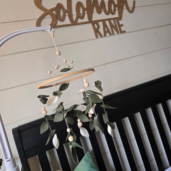 Baby Mobile Neutral, Boho Nursery, Baby Crib Mobile, Llama Cactus ...