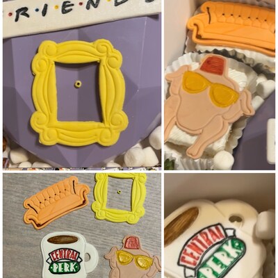 Friends Cookie Cutter Set . TV Series . Present for Friends Fans ...