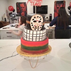 Horror Knife Cake Topper/horror Cake Topper/halloween Happy Birthday ...