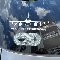 Maintenance Badge Decal (basic USAF) Full Color, MX Badge, MX Badge ...