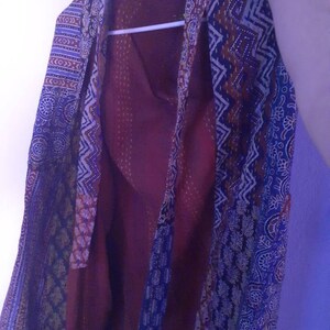 Patchwork Bath Robe 100% Cotton Indian Pure Cotton Handmade - Etsy