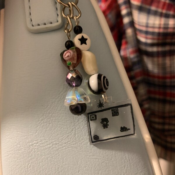 KNY Keychains Matching Beaded Silver Keychains - Etsy