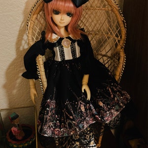 Red Vintage BJD Palace Dress 1/3 1/4 1/6 Clothes Doll Dress - Etsy