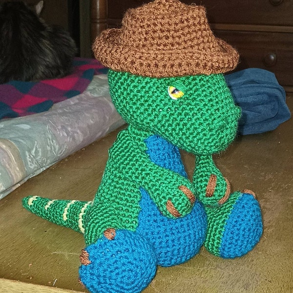 Raptor, Raptor Crochet Pattern, Crochet Pattern, Amigurumi, Raptor ...