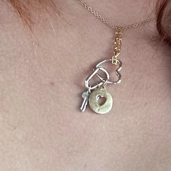 Miniature Sterling Silver Carabiner, Mini Clasp Link for Jewelry,silver ...