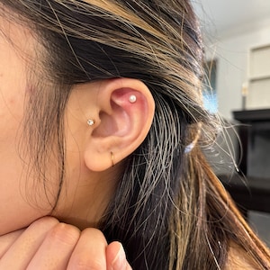 316L Surgical Steel Push Pin Replacement Flat Backing, Flat Back ...