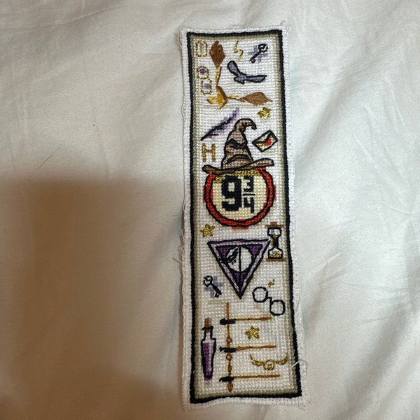 Magic Bookmark Cross Stitch Pattern PDF Download, Handmade Bookmark ...