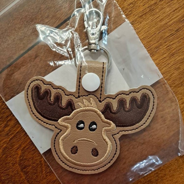 Moose Keychain, Moose Key Chain, Moose Keyring, Moose Charm, Moose ...