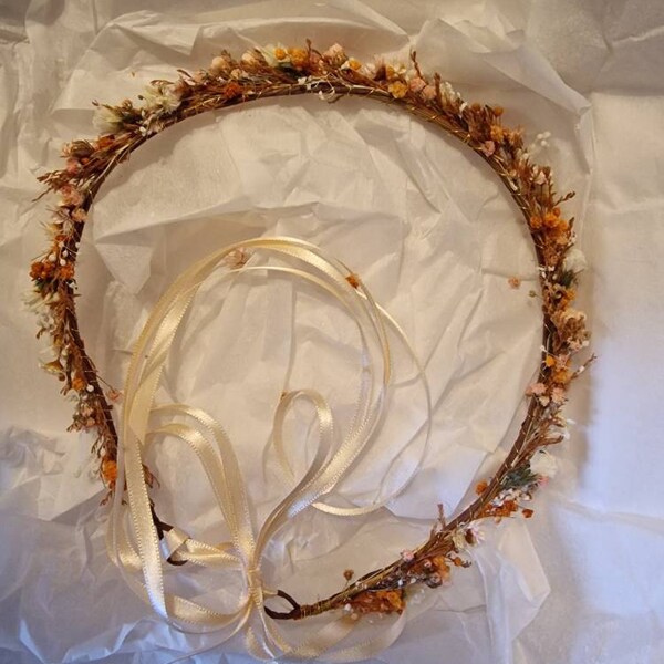 Elf Tiara Fairy Crown - Elven Forest Headpiece - Wedding Flower Crown ...