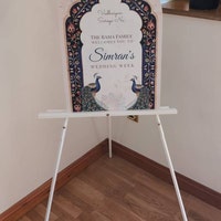 XL 8x4 FT 6X3 Wedding Back Drop, Sangeet Wedding Sign, Customizable ...