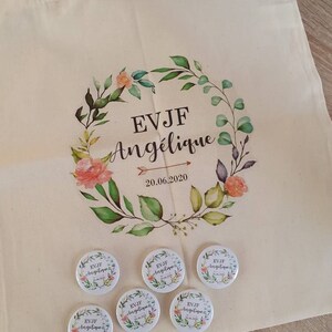 TOTE BAG EVJF Tote bag Enterrement de vie de jeune fille Cadeau Evjf ...