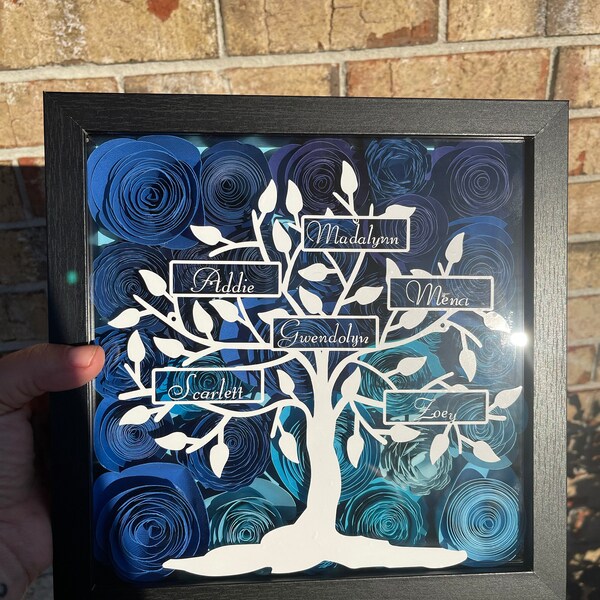 Family Tree SVG 3 Names, Tree Cutting Files, Tree Design, Tree Clip Art ...