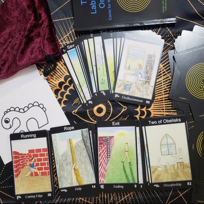 The Labyrinth Oracle: Cards for the Spiritual Path Oracle - Etsy