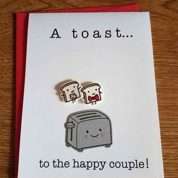 Wedding Toast Cards, Engagement Card, Funny Wedding Card ...
