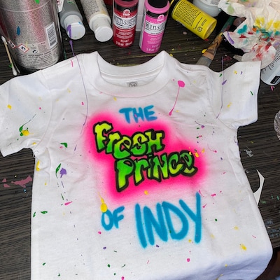 Airbrush 90's Fresh Prince Design Free Shipping - Etsy