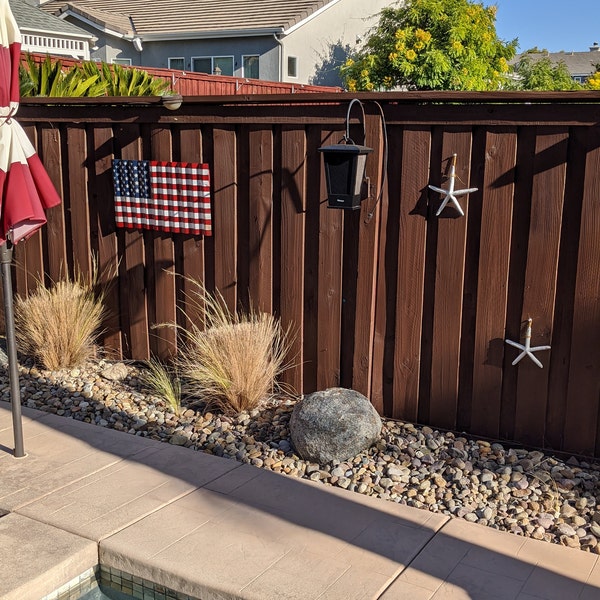 Corrugated Metal Flag, Rustic American Flag, Barn Metal, Rustic Decor ...