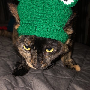 Frog Hat for Cat, Frog Pet Costume, Kitten Outfit, Cat Accessories ...