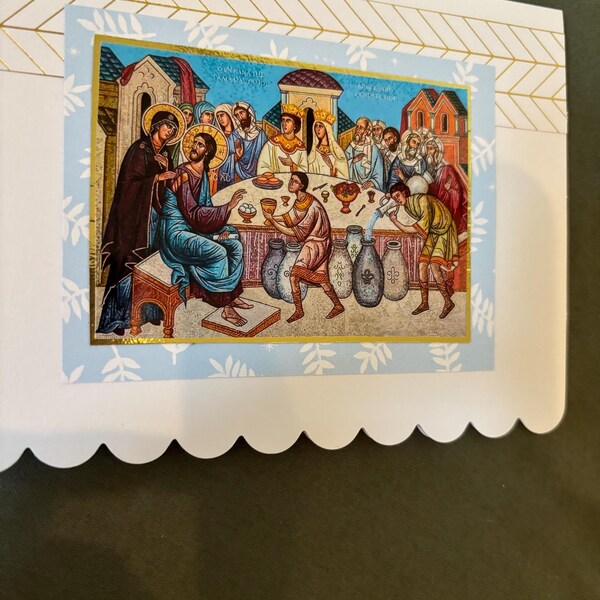 Last Supper Eastern Orthodox Icon Resin Pendant Necklace/orthodox ...