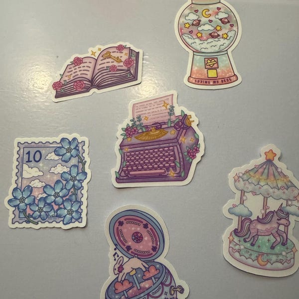 Artist Aesthetic Cute Sticky Note Memo Pad - Etsy