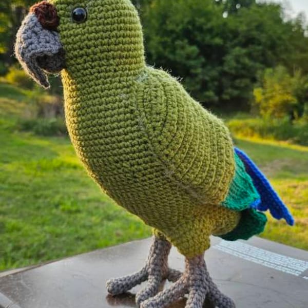 PATTERN ONLY Parrot Amigurumi Crochet Cockatoo African Grey Kea - Etsy