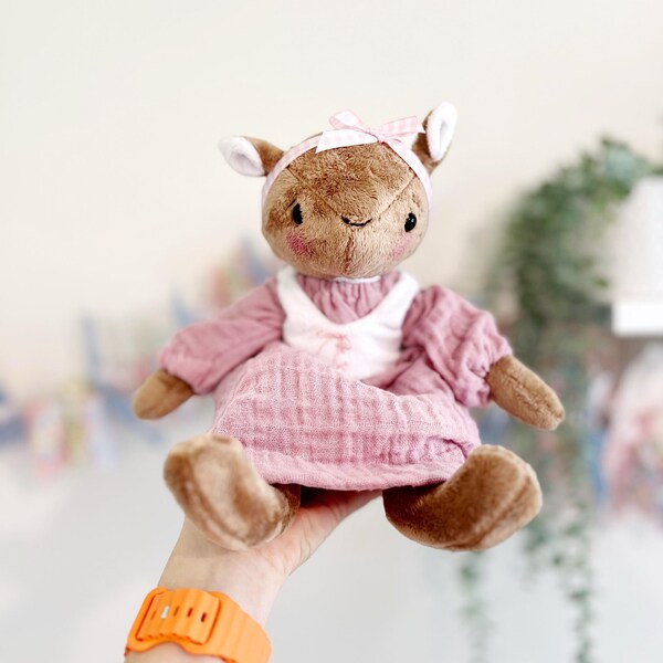 Squirrel Doll Sewing Pattern With Dress, Corset, Shirt, Pants, and ...