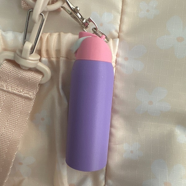 Owala Inspired Tumbler Keychain With Removable Lid Gift Holiday ...