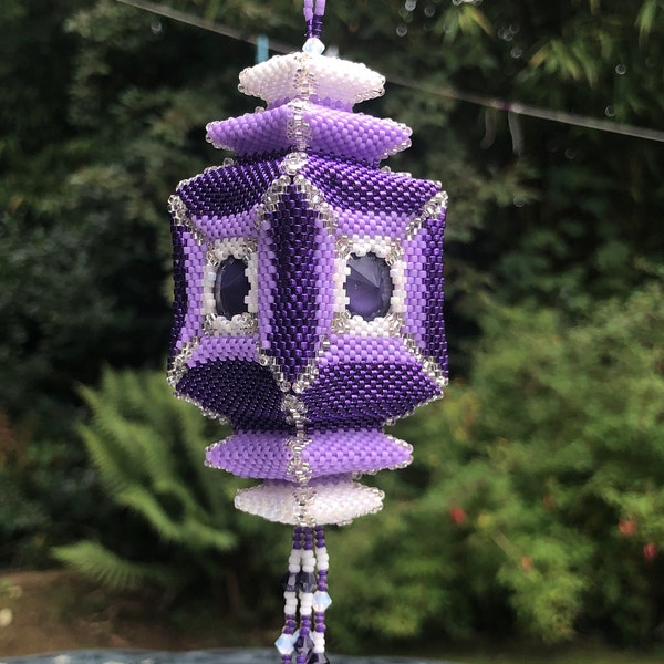 Bead Pattern Only: Lucerna Christmas Ornament, Pdf. Tutorial. English ...