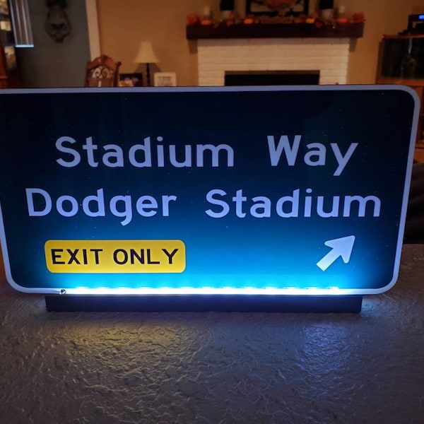 Dodger Stadium Exit Sign - Etsy