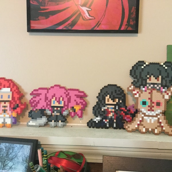 Toa Inspired Perlers (luke Fon Fabre, Tear Grants, Guy Cecil, Jade ...