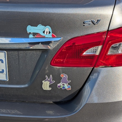 Shiny Greninja Peeker Sticker - Etsy