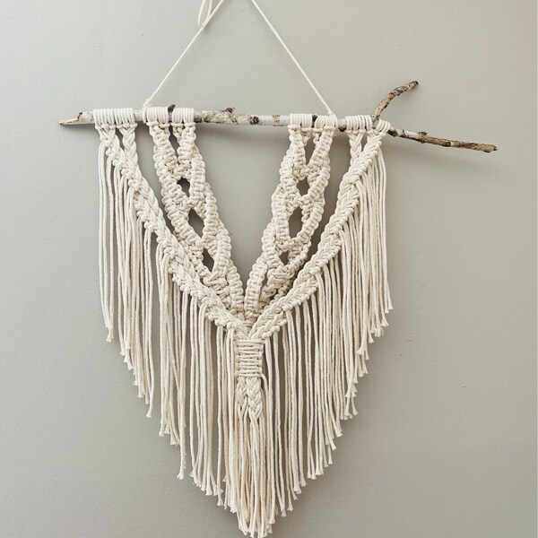 PDF Photo Tutorial: Easy Macrame Leaf, Beginner Macrame Pattern Pdf ...