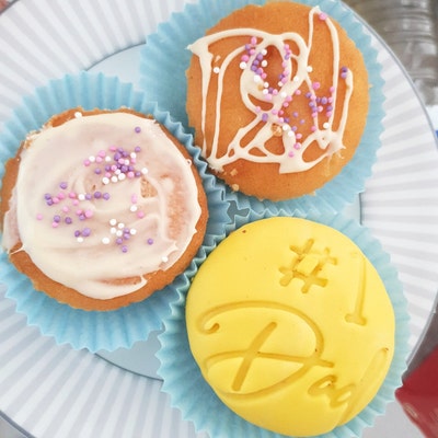 Number 1 Dad Cookie Stamp Postal Box Ideas Happy - Etsy