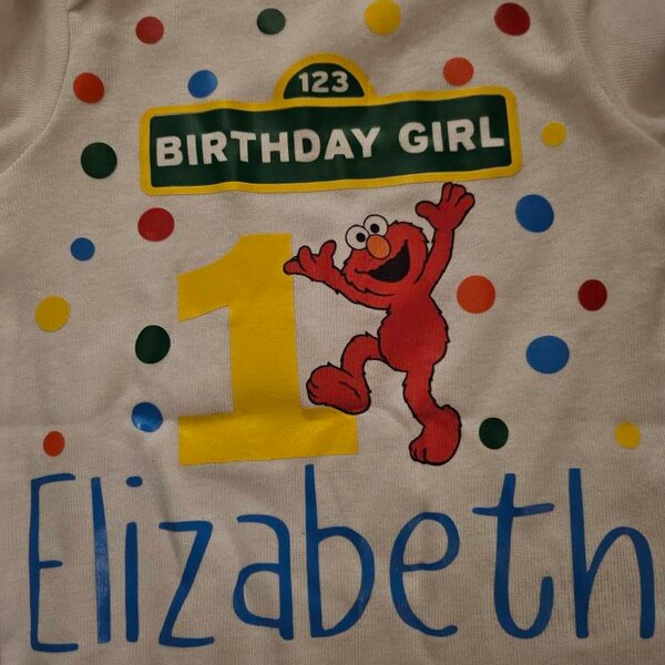 Elmo Sesame Street Shirt, Elmo Matching Shirts, Elmo Birthday Outfit ...