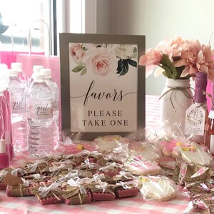 Favors Sign Please Take One 8x10 Printable Favors Sign Bridal Shower ...