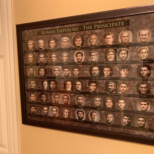 Print (18x24in) Roman Emperors - the Principate - Choose Language - Etsy