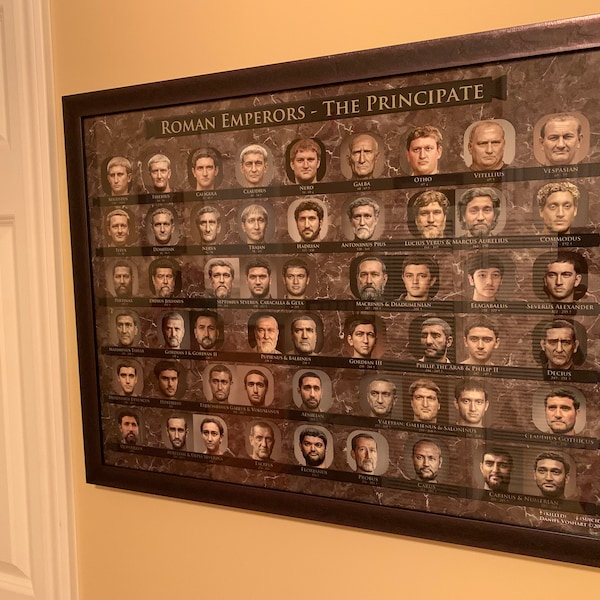 Print 24x36in Roman Emperors the Principate - Etsy