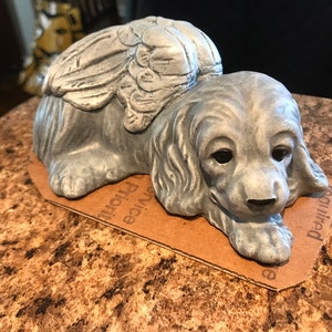 Cocker Spaniel Angel Dog Statuel Brittany King Charles - Etsy