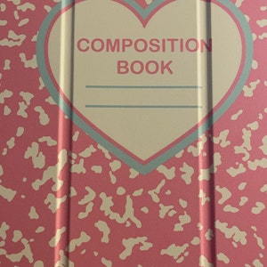 Composition Book Pastel Pink and Blue iPad Case Notebook Cute Kawaii ...