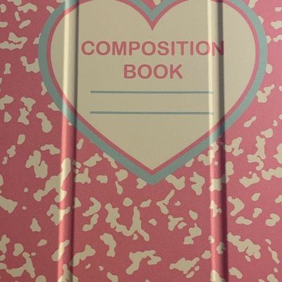 Composition Book Pastel Pink and Blue iPad Case Notebook Cute Kawaii ...