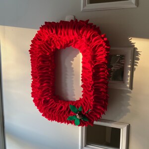 The Ohio State University Block O Wreath All Scarlet red - Etsy