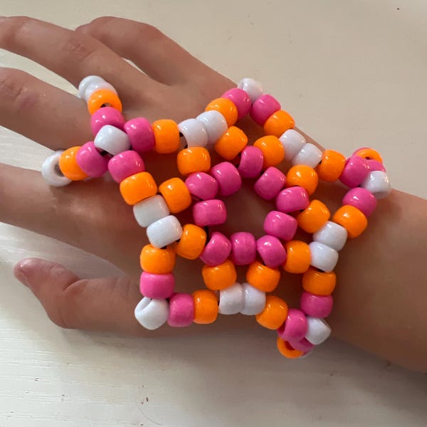 Star Glove/kandi Bracelet (customization Available) - Etsy