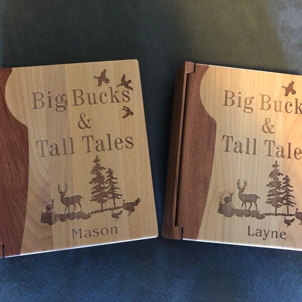Personalized Hunting Memories Photo Album, Big Bucks and Tall Tales ...