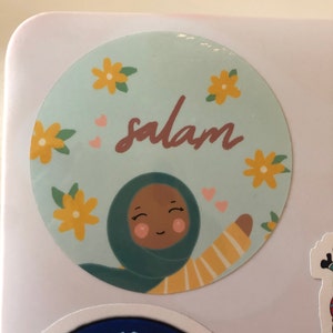 Salam Sticker Weatherproof Vinyl, Hydroflask Sticker, Islamic Sticker ...