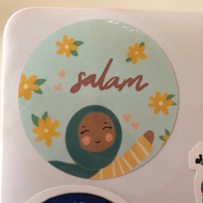 Salam Sticker Weatherproof Vinyl, Hydroflask Sticker, Islamic Sticker ...
