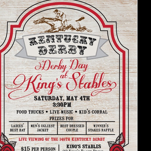 Betting Window Derby Party Sign, Printable, Horse Race Decoration, Win ...