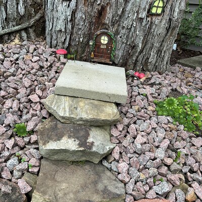 Tree Faces Tree Hugger Yard Art Garden Decoration unique Glow in the ...