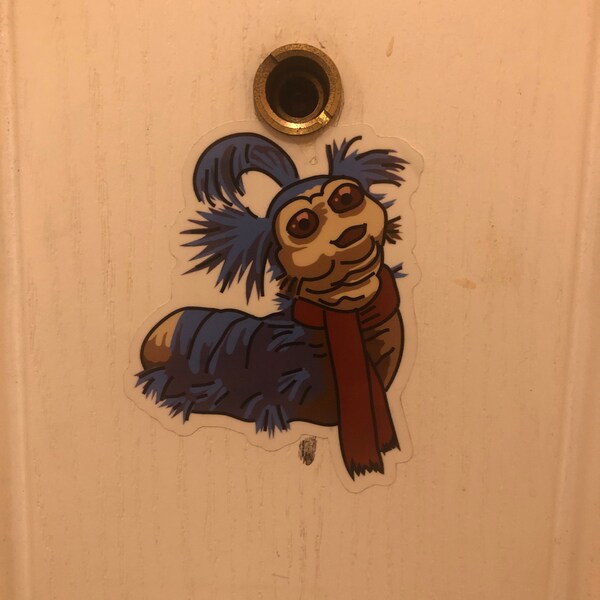 Labyrinth Worm Vinyl Sticker, Cute Laptop Stickers, Vinyl Decal, Vinyl ...